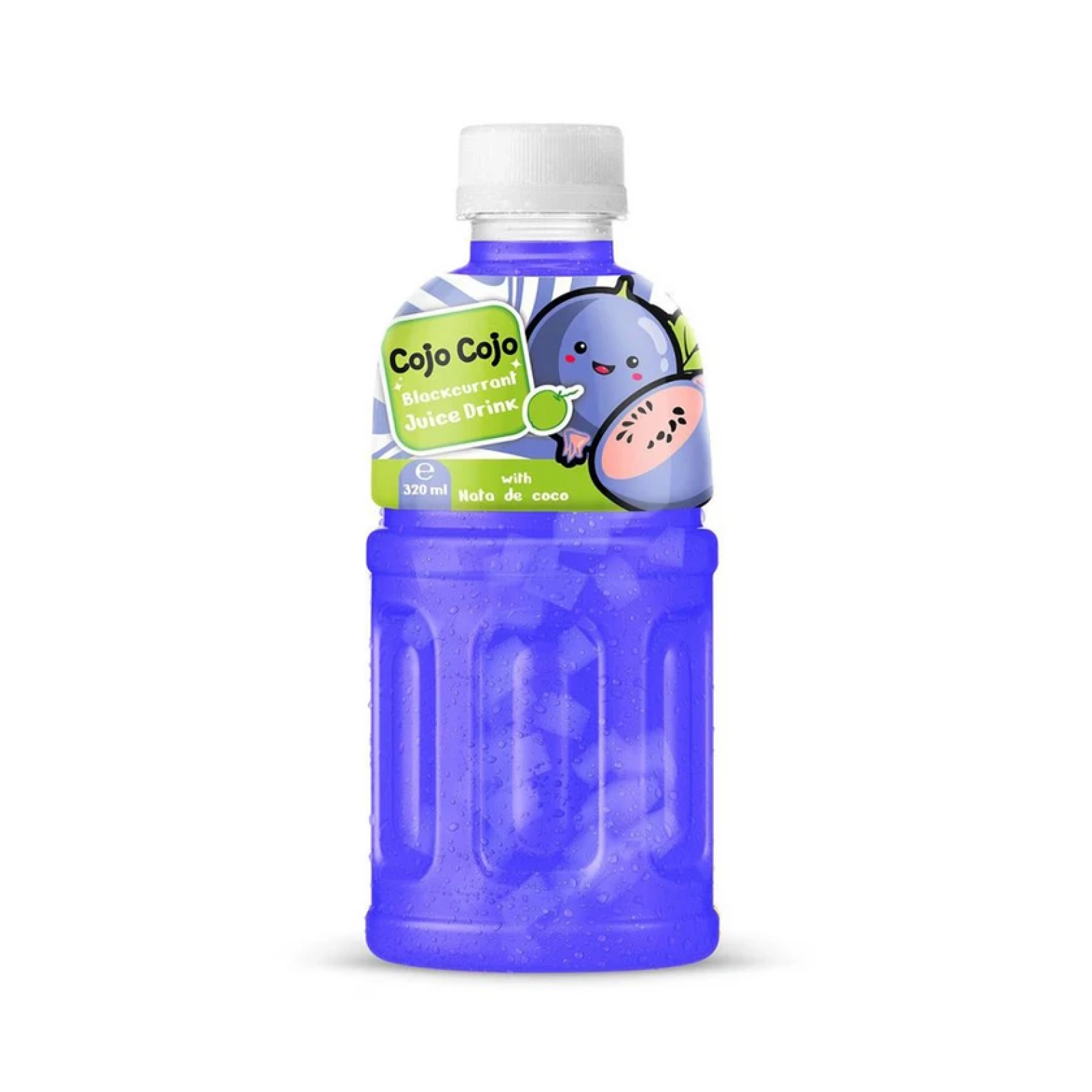 Vegan Αναψυκτικό με Μαύρο Φραγκοστάφυλο & Nata de Coco Χωρίς Γλουτένη ...